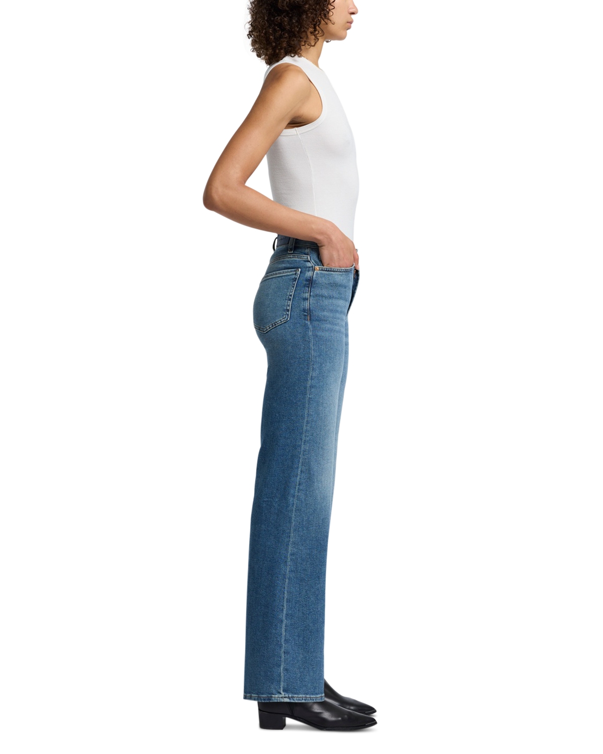 7 FOR ALL MANKIND Ultra High Rise Wide Leg Jeans